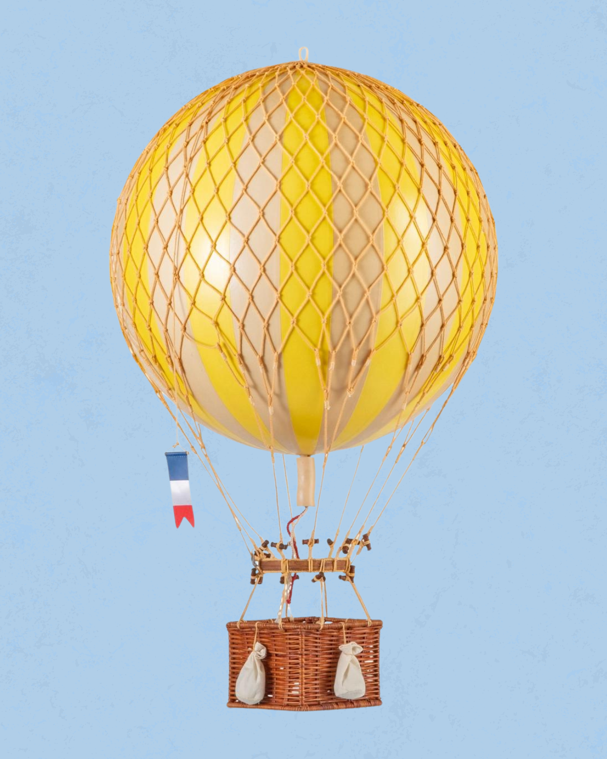 decorative air balloon - large - yellow mini stripe – Baa Baazaar