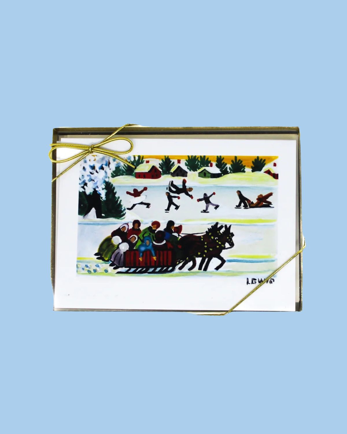 greeting card - maud lewis christmas (10 pack) – Baa Baazaar